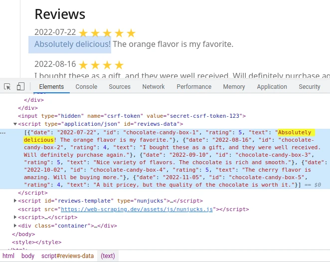 Scrapfly Web Scraping API | Academy - Scraping Hidden Web Data